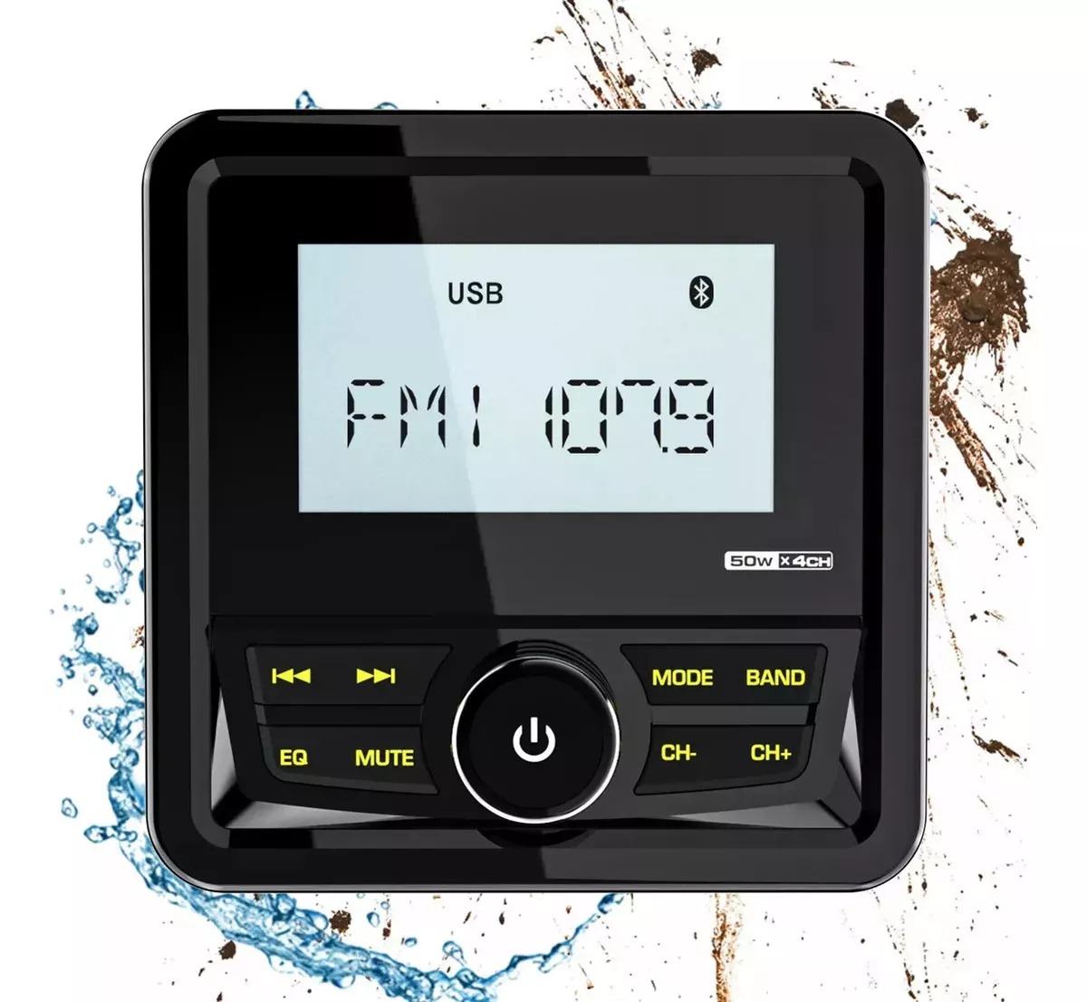 Rádio Marítimo Som Mp3 Náutico Impermeável Lancha Barco - Loja ...
