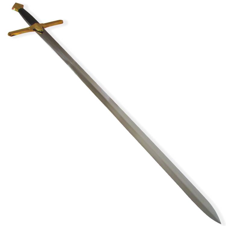 Espada de Metal Dourada 123cm - Brasil Esotérico - A Maior Loja de ...