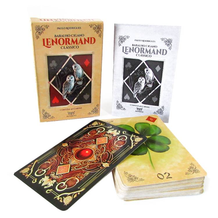 Baralho Cigano Lenormand Clássico Com 40 Cartas Nova Edição Brasil Esotérico A Maior Loja
