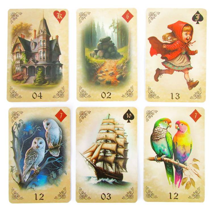 Baralho Cigano Lenormand Clássico Com 40 Cartas Nova Edição Brasil Esotérico A Maior Loja