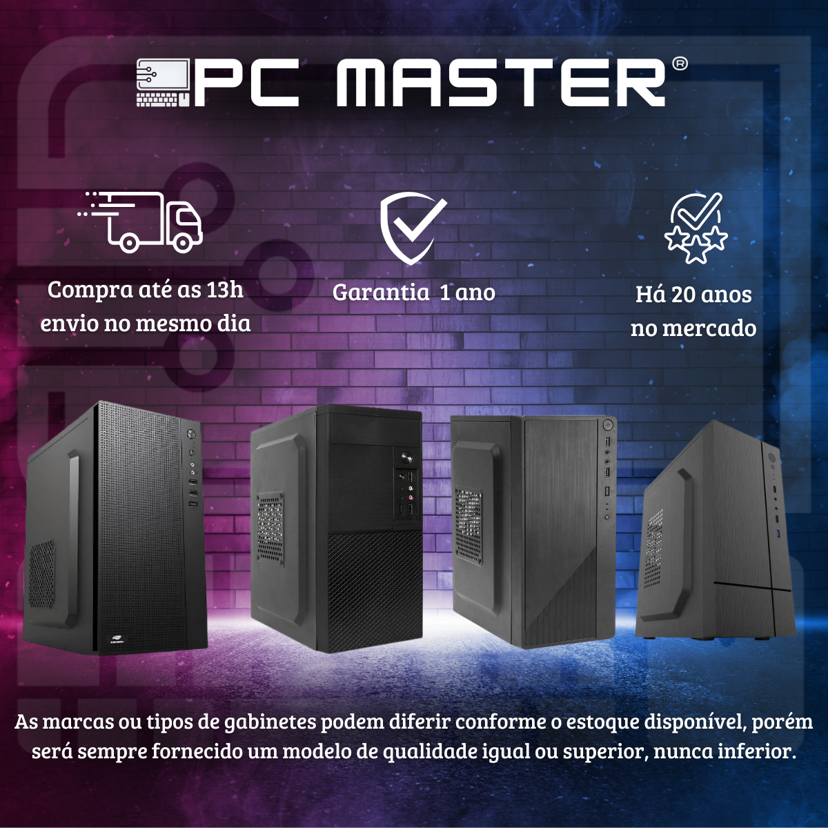 Computador Core i7 16GB 512GB SSD + Kit Teclado e Mouse - PC Master ...