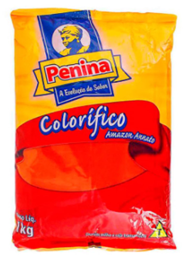 Colorau/Colorífico Pacote 1 kg - Penina - Rara Distribuidora de Alimentos