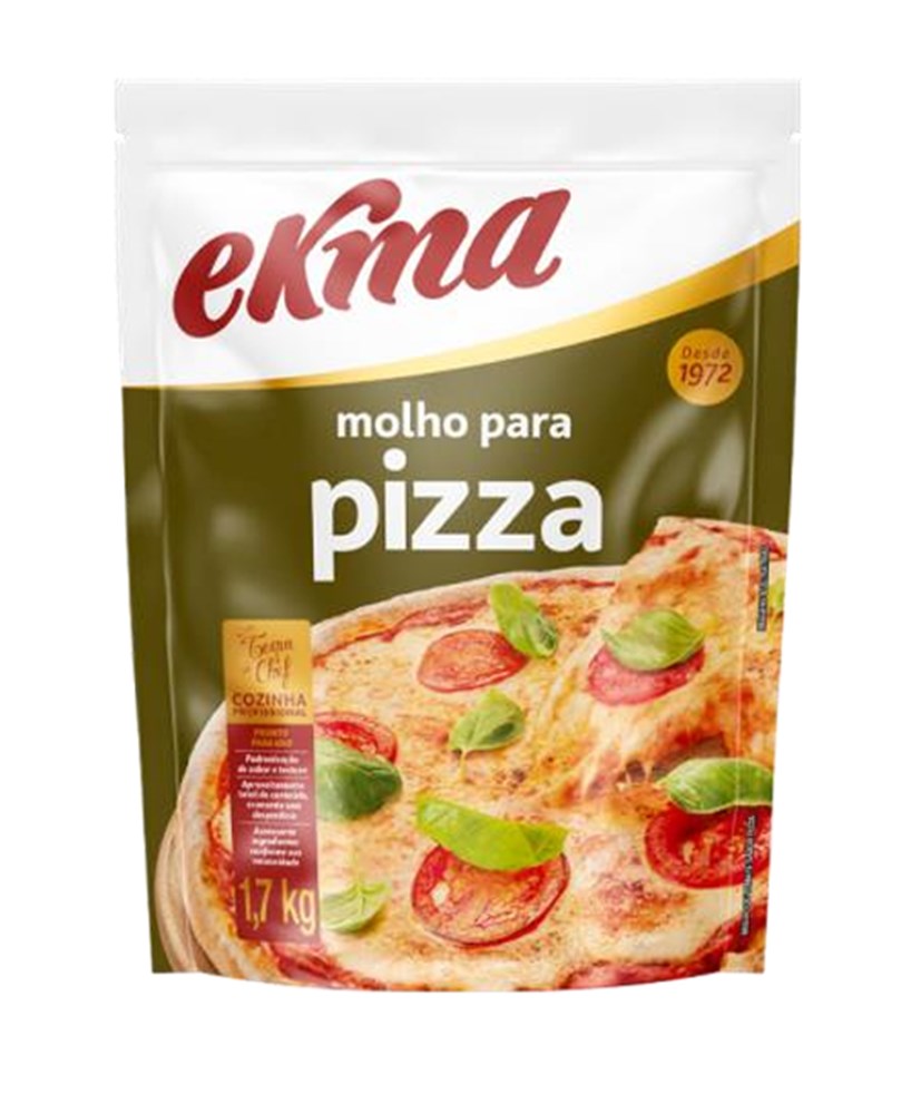 Molho de Tomate para Pizza Sachê 1,7 kg - Ekma - Rara Distribuidora de Alimentos