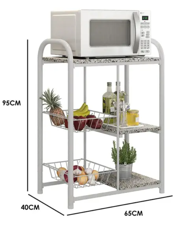 Rack Multiuso - Aspen - Tampo em Granito - Branco - Loja de Móveis e ...