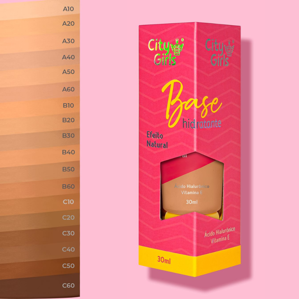 Base Hidratante Efeito Natural/COR: B10 - City Girls - Loja Makeon pvh - sua loja online de ...