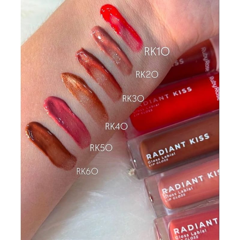 Gloss Labial Radiant Kiss Cor: RK40 - Ruby Rose - Loja Makeon pvh - sua ...
