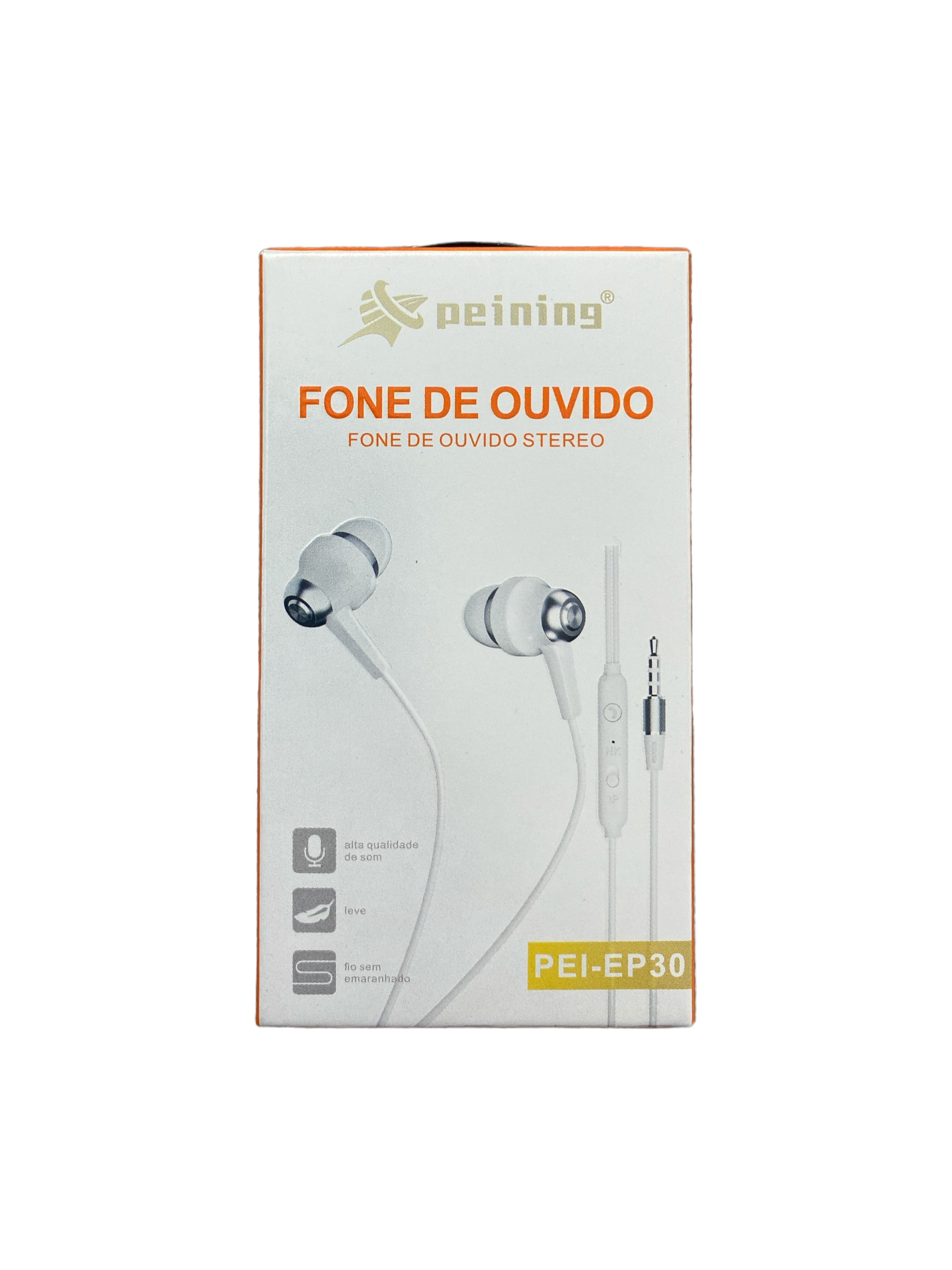 Fone de Ouvido C/ Microfone Peining P2 1.2M PEI-EP30 - 5G Parts Distribuidora