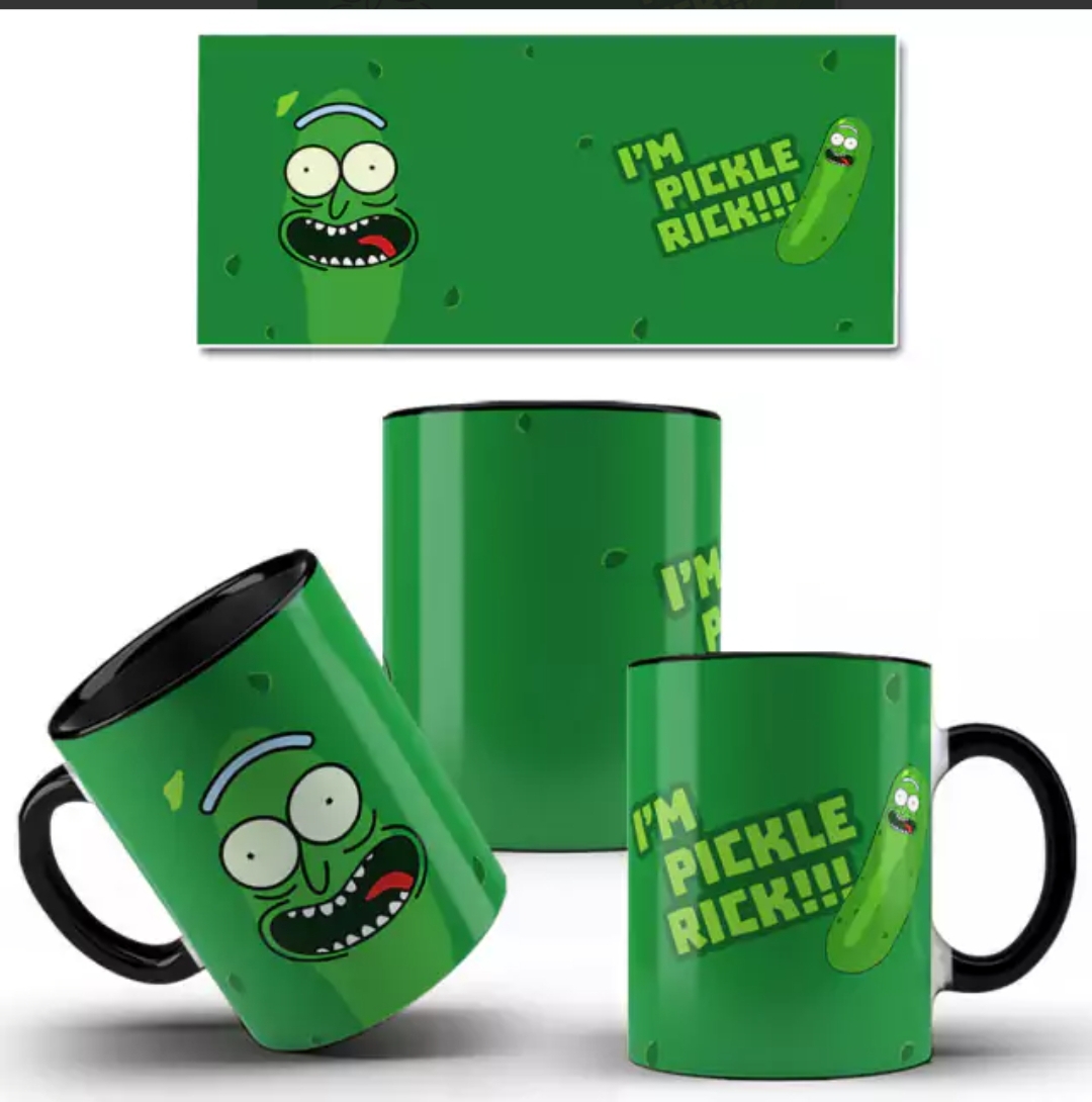 Caneca Rick and Morty I'm Pickle Rick! - Steicy