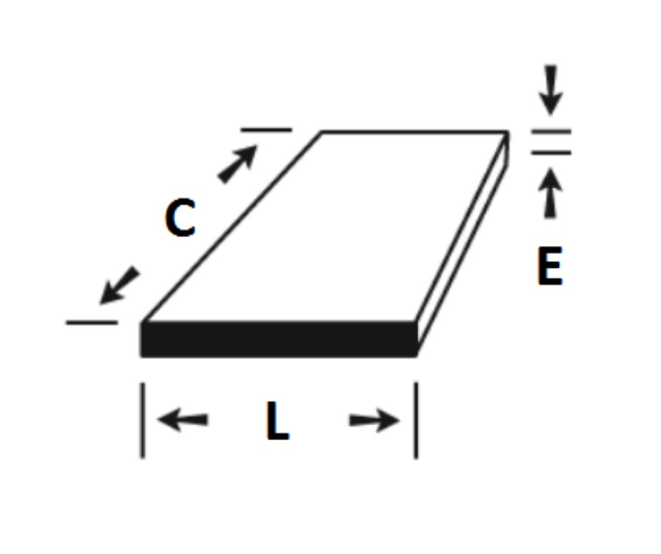 Barra chata alumínio 2" X 3/16" pol. = 50,80mm x 4,76mm - Alumínio Alure