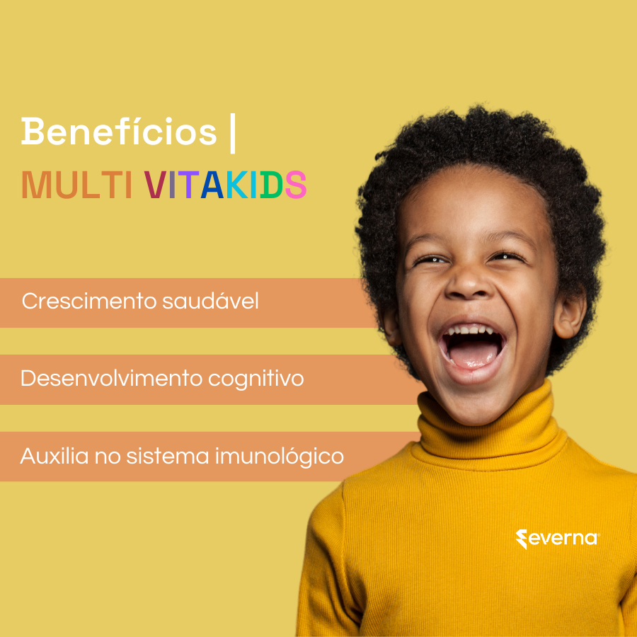 MULTI VITAKIDS - VITAMÍNICO INFANTIL EM GUMMIES - Everna Nutrition Brasil