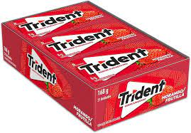 CHICLETE TRIDENT CX C/21 UN - Distribuidora Mattos