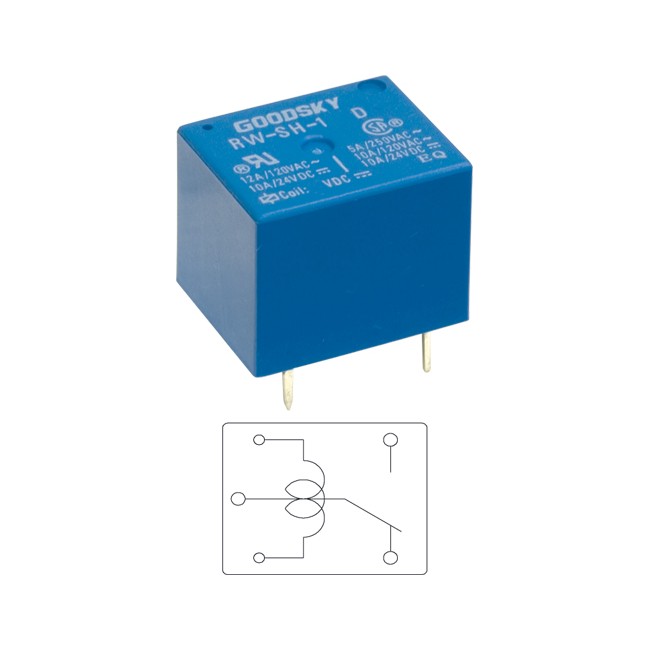 Relé 24V 10A - 5 Terminais - Eletrônica Cuiabá