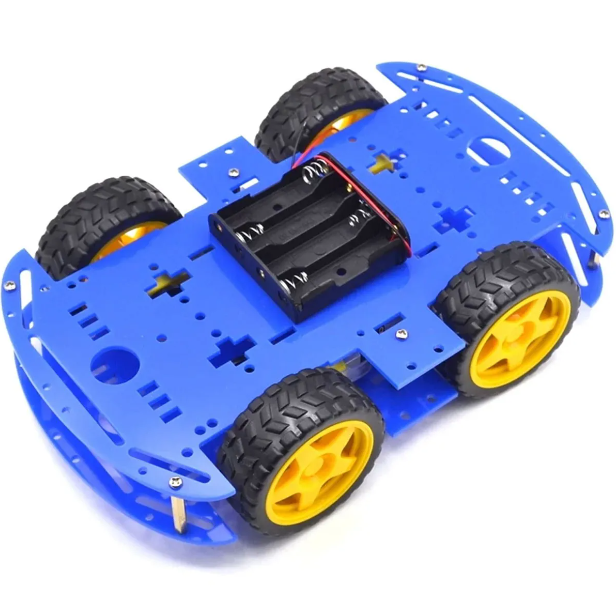 Kit Chassi 4WD Robô para Arduino - Eletrônica Cuiabá