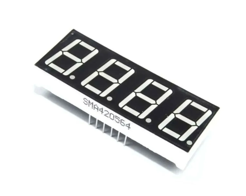 Display de 7 Segmentos 4 Dígitos Cátodo Comum - Eletrônica Cuiabá