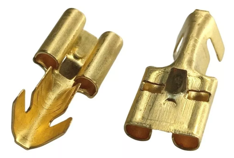 Terminal Elétrico Fêmea Com trava 6,3mm - - Eletrônica Cuiabá