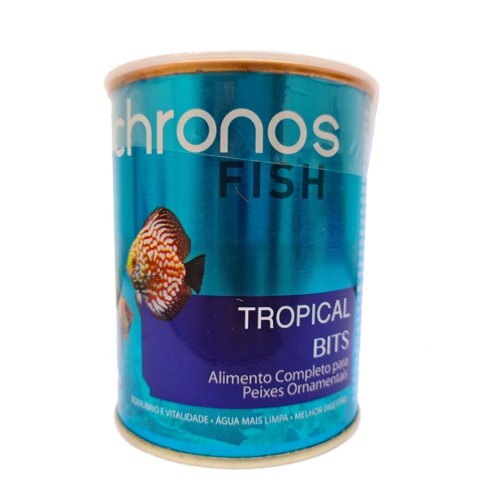 Chronos Fish Tropical Bits 30 gramas - Pet Hobby