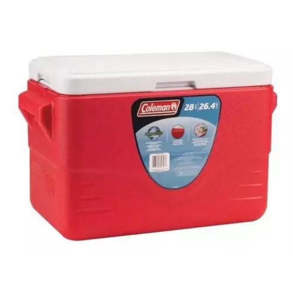Caixa Termica Coleman - Personal - 28QT/26,5L -Vermelha - Usina da Pesca