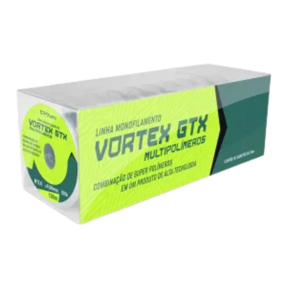 Linha Mono Crown Vortex GTX - 100m - Usina da Pesca