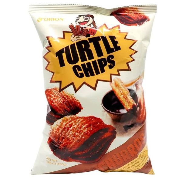 Turtle Chips- Sabor Choco Churros- Orion 160G - Chiba Oriental