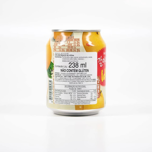 Suco Coreano De Pera- Haitai 238ml - Chiba Oriental