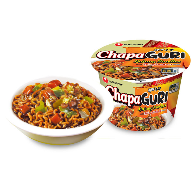 Lamen Chapaguri - Jajjang Noodles com Frutos do Mar Picante Nongshim ...
