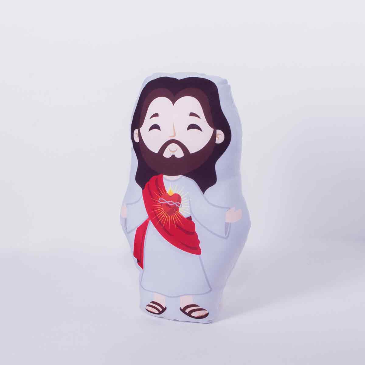 Naninha Santinho Sagrado Coração Jesus - Maruski Magazine