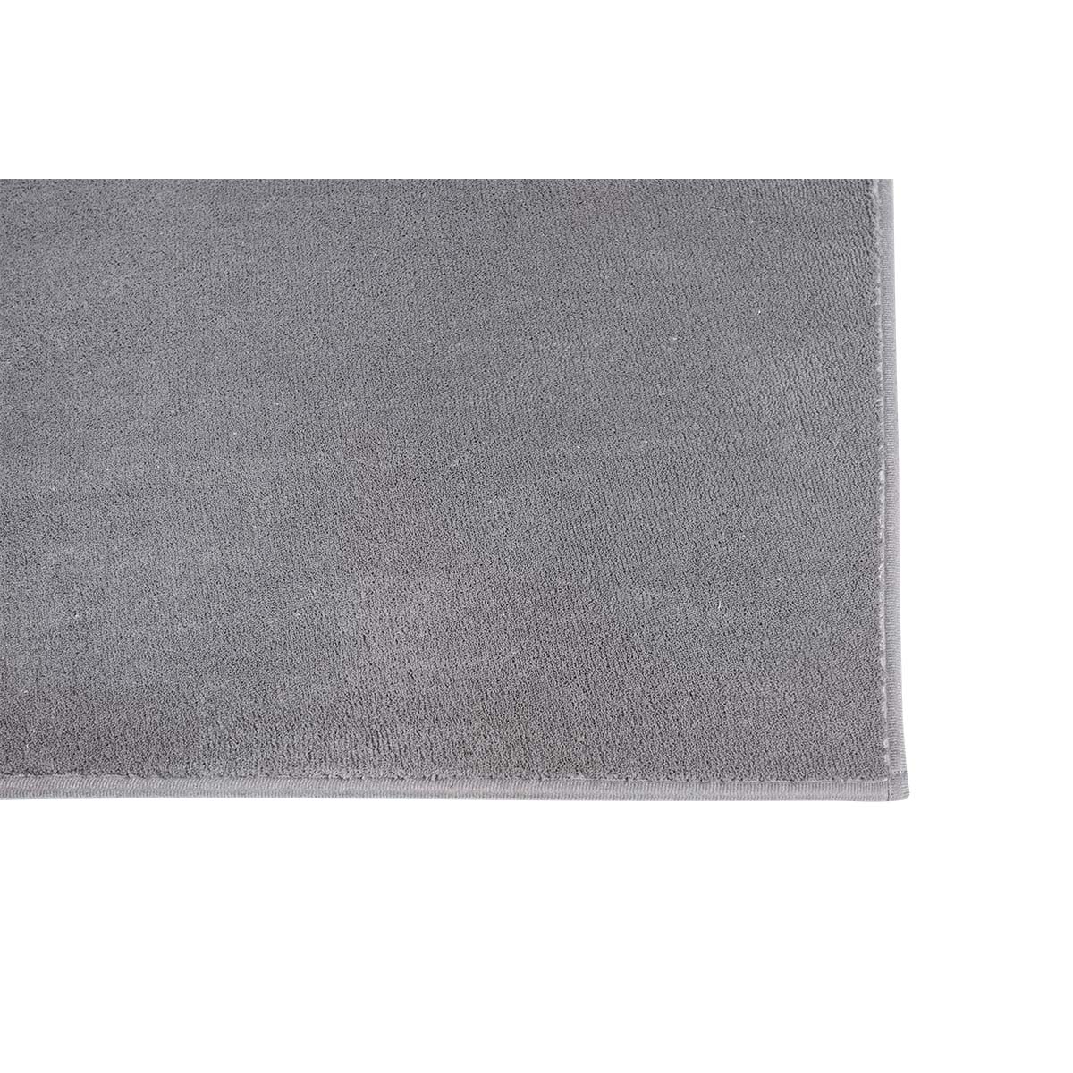 Tapete Antiderrapante Carino 04 Cinza 0,50X0,80M - Casa & Tapete