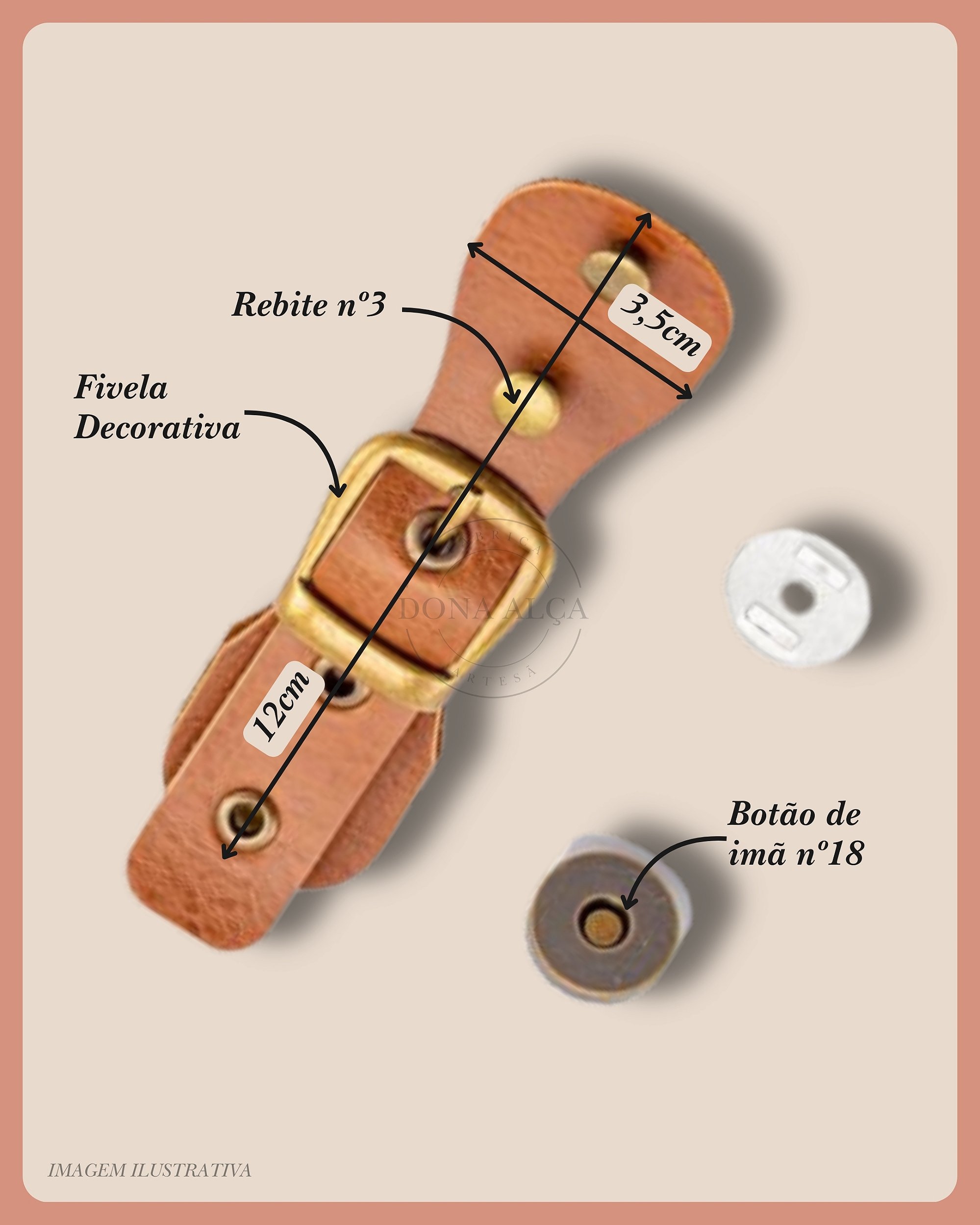 Fecho para Bolsa - Praticidade e Sofisticação - Dona Alça
