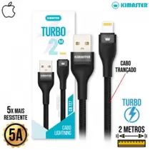 Cabo Kimaster Turbo Lightning 2 Metros - Asqui Imports - Celulares e ...