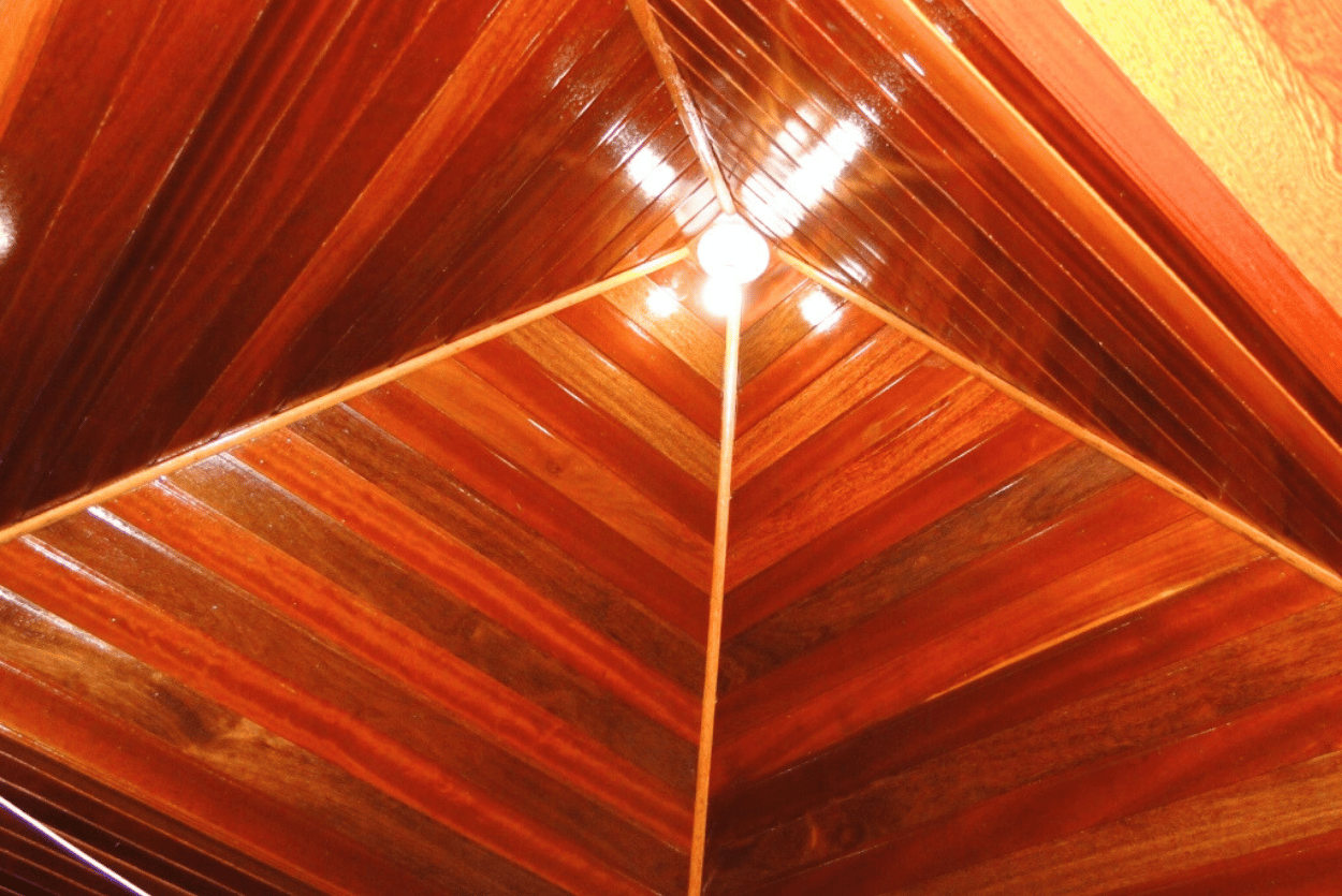 Forro Angelim Pedra Instalado - Modelo Pirâmide - Forro Instalado ...