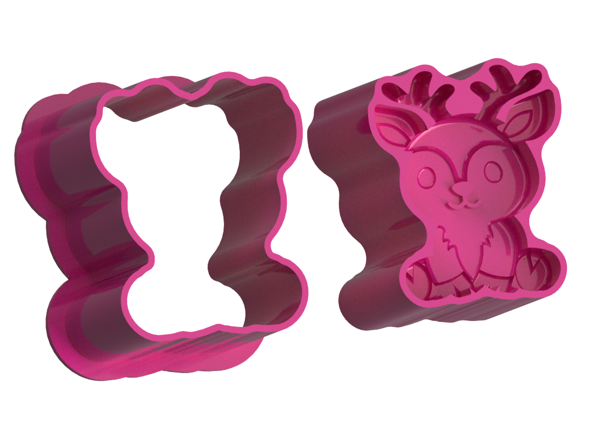 Bosque 2 (Raposa, Guaxinim, Cervo e Esquilo) - Ejetor Modelador para ...