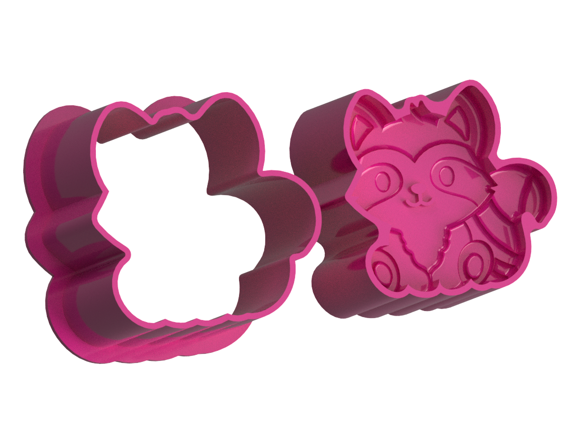 Bosque 2 (Raposa, Guaxinim, Cervo e Esquilo) - Ejetor Modelador para ...