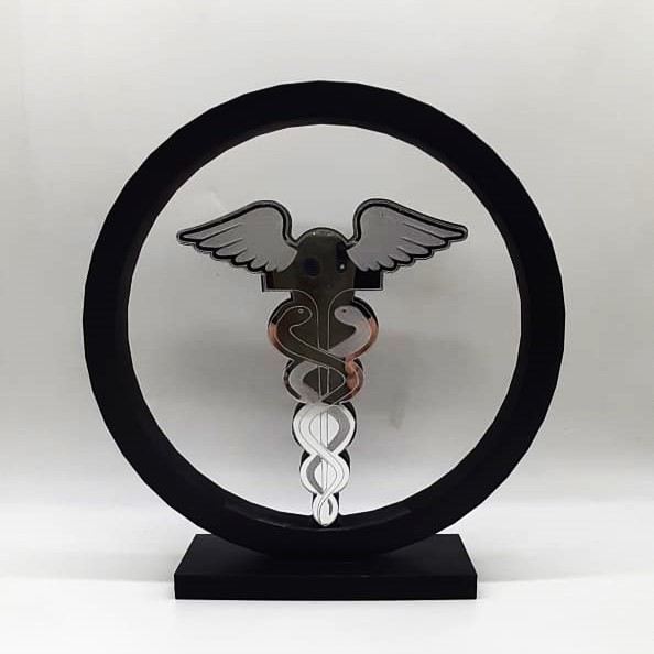 Símbolo da Contabilidade em Acrílico 3D – Elegância e Profissionalismo ...