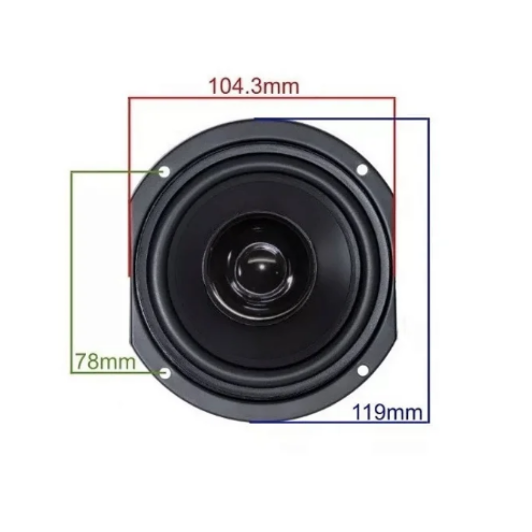 ALTO FALANTE PROMAX 4'' Polegadas - FULL RANGER (50WATTS) - mcaaudio ...