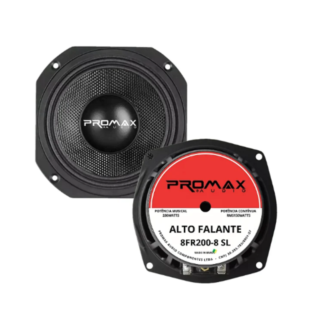 ALTO FALANTE PROMAX 8FR 200-8SL 150W Rms - mcaaudio.reparos.com.br