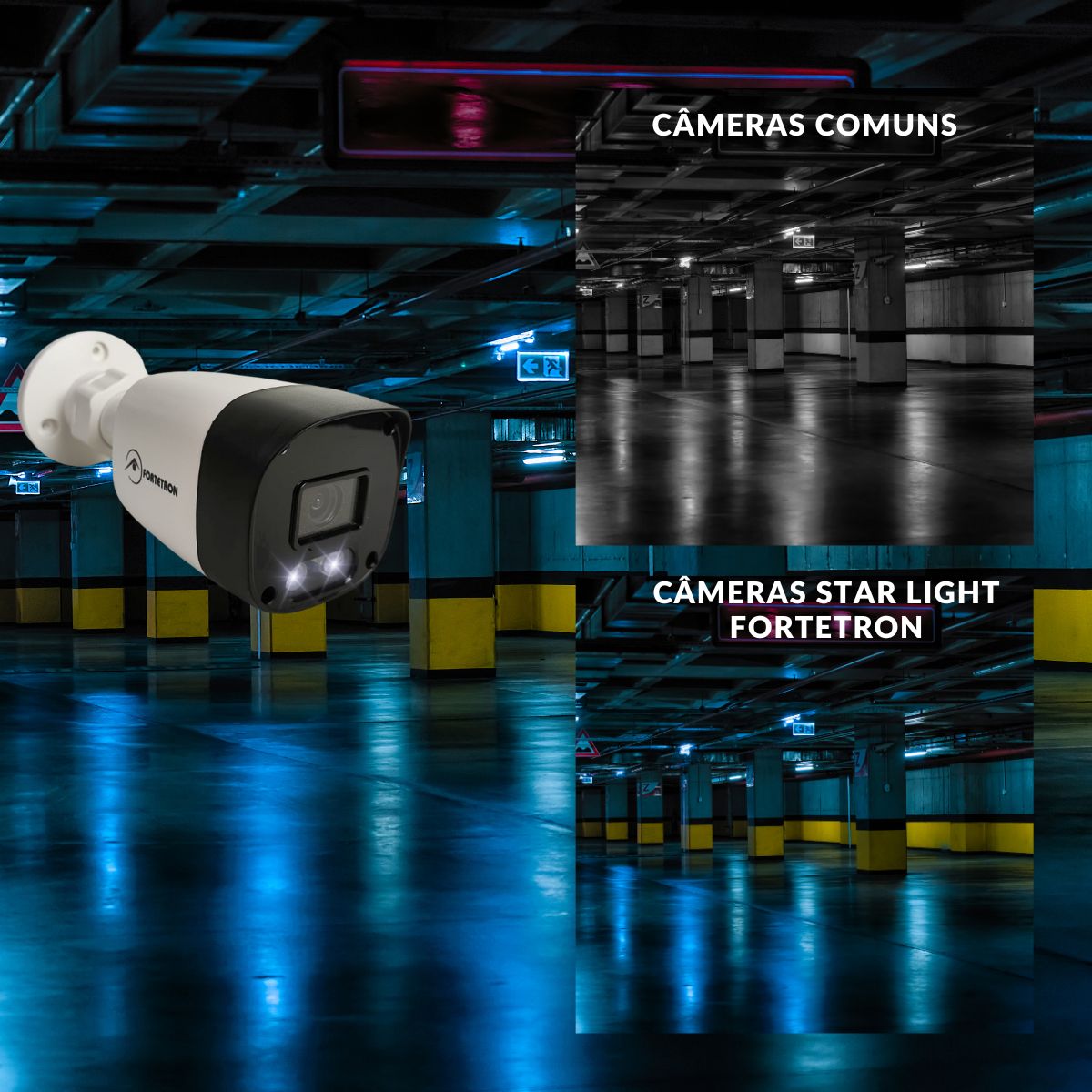 Cameras de segurança STAR LIGHT Hd 720p - Fortetron