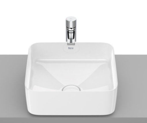 Cuba de Apoio 37x37cm Inspira Square Branco Matte - Roca - A32753262B ...