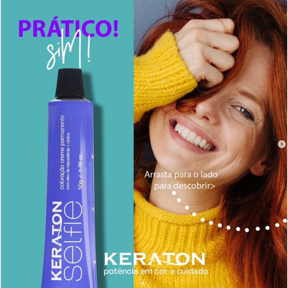 Coloração Keraton Selfie 6.47 Louro Escuro Acobreado Marrom - La Rosée ...