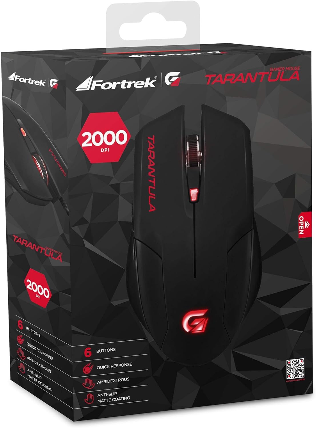 Mouse Gamer Fortrek Tarantula - Gamestock