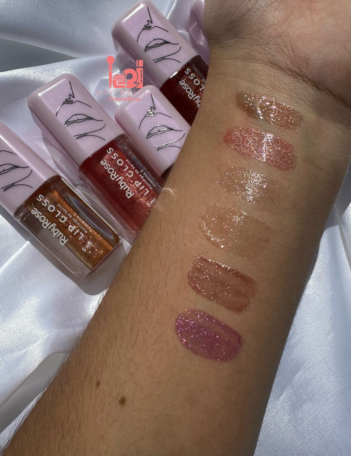 Lip gloss - Ruby Rose - May Makeup Cosméticos