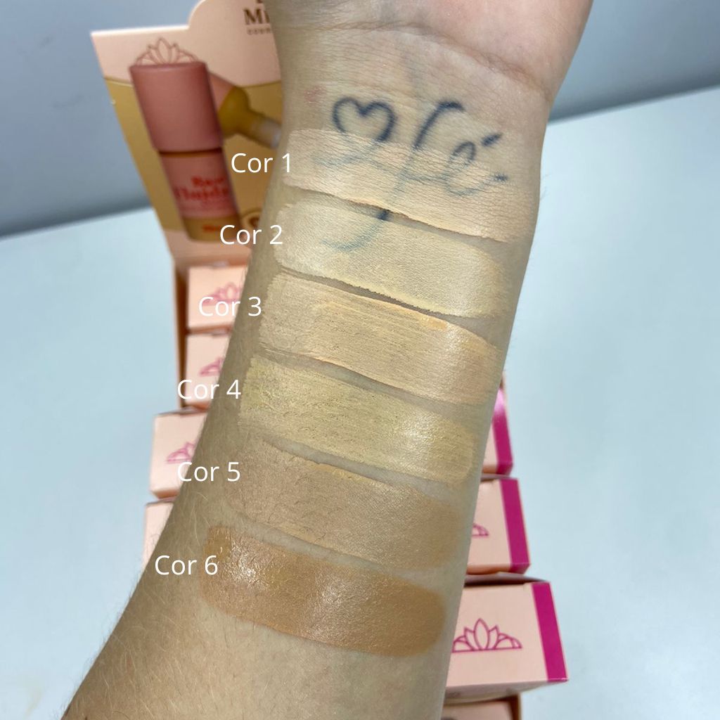 Base Fluída Vegana Miss Lary - May Makeup Cosméticos