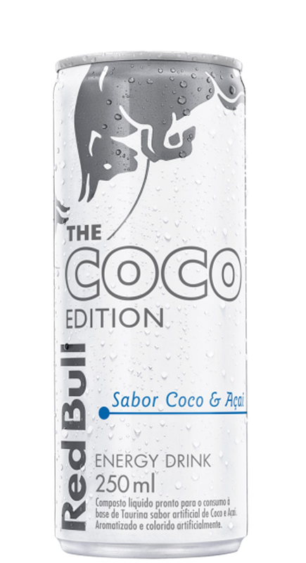 Pack 4un Energético Red Bull Coco Edition Lata 250ml - Armazem Campineiro