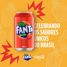 Refrigerante Fanta Caju Lata 350ml - Armazem Campineiro