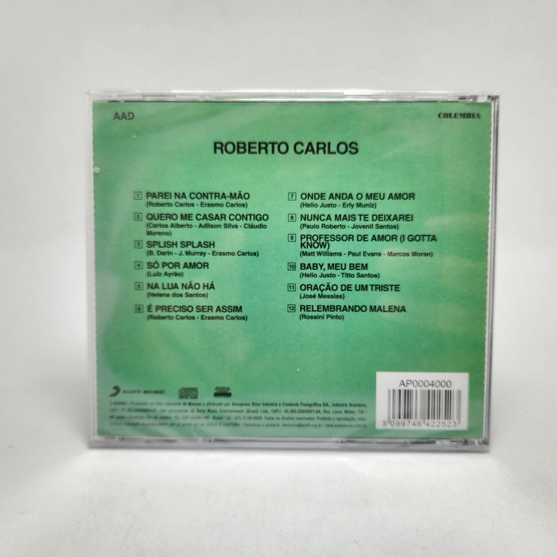 Cd Roberto Carlos - Splish Splash 1963 - Baú Musical