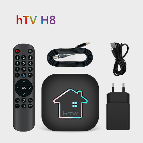 HTV 8 - H8 TV BOX ANDROID 9.0 IPTV VITALÍCIO WIFI 16GB + 2GB RAM - FAO Imports - Produtos diversos