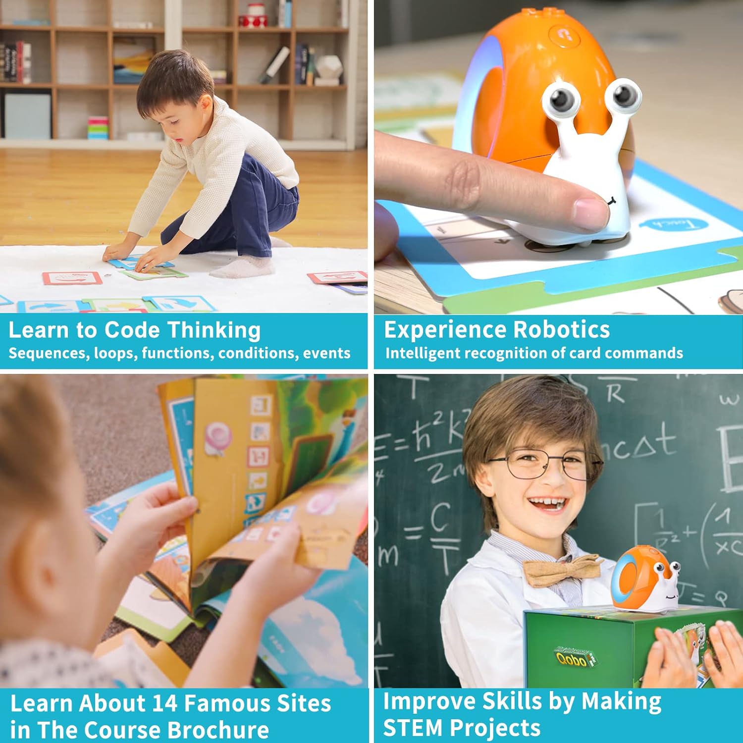 Robô de Codificação com 30 Cartões de Código para Crianças de 3 Anos ou ...