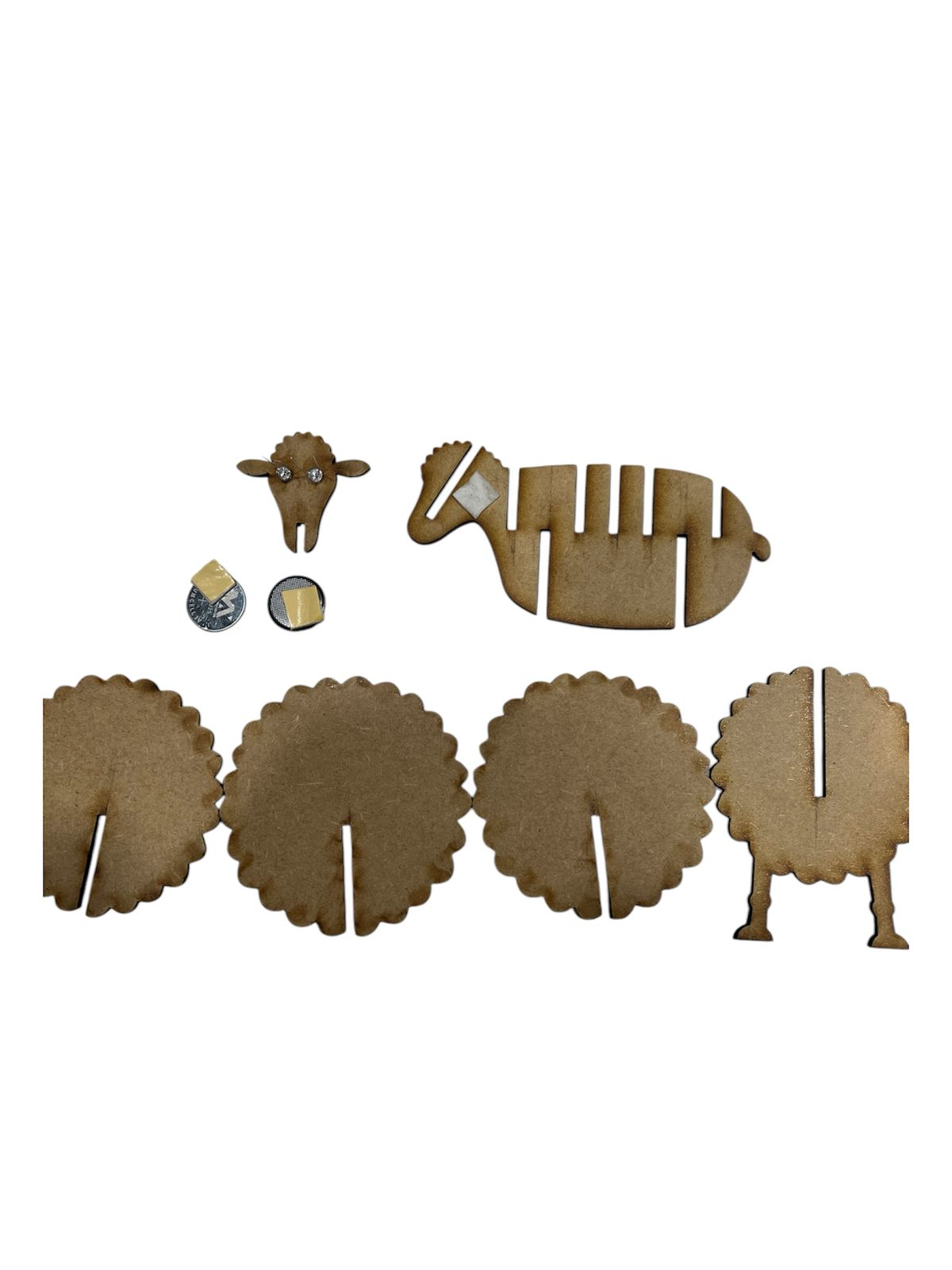 Mini ovelha 3D MDF - Desconto de 5% para pagamento no PIX nas compras ...