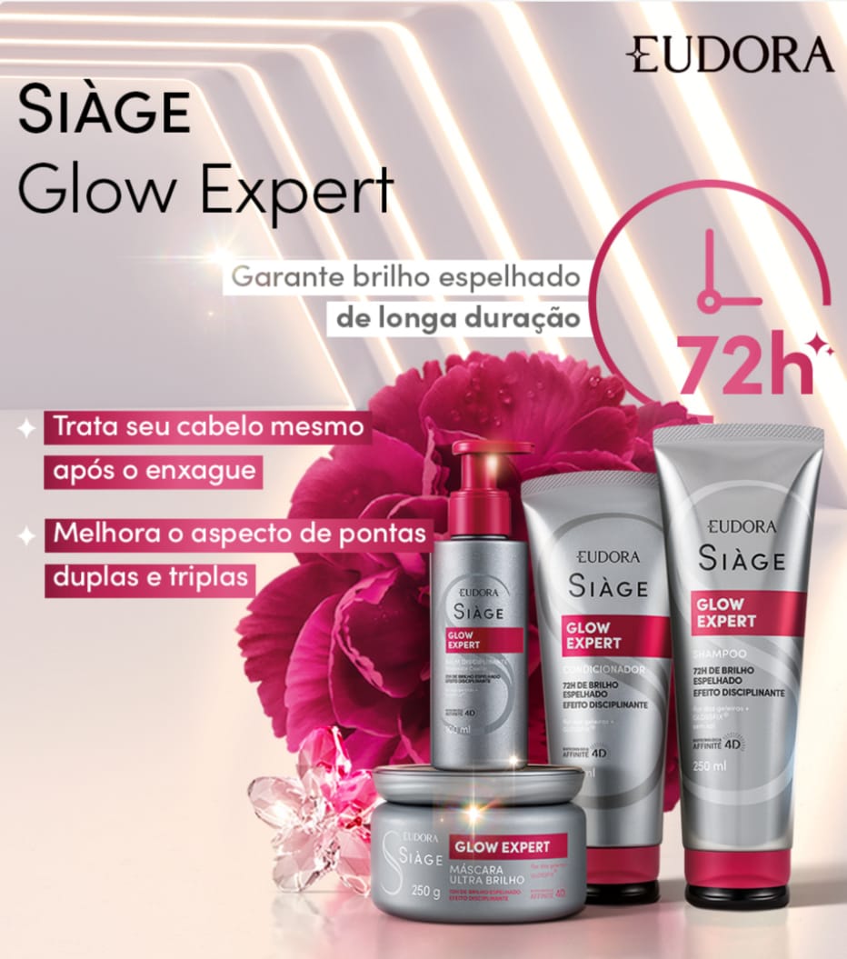 Shampoo Siàge Glow Expert 250ml - MV COSMÉTICOS