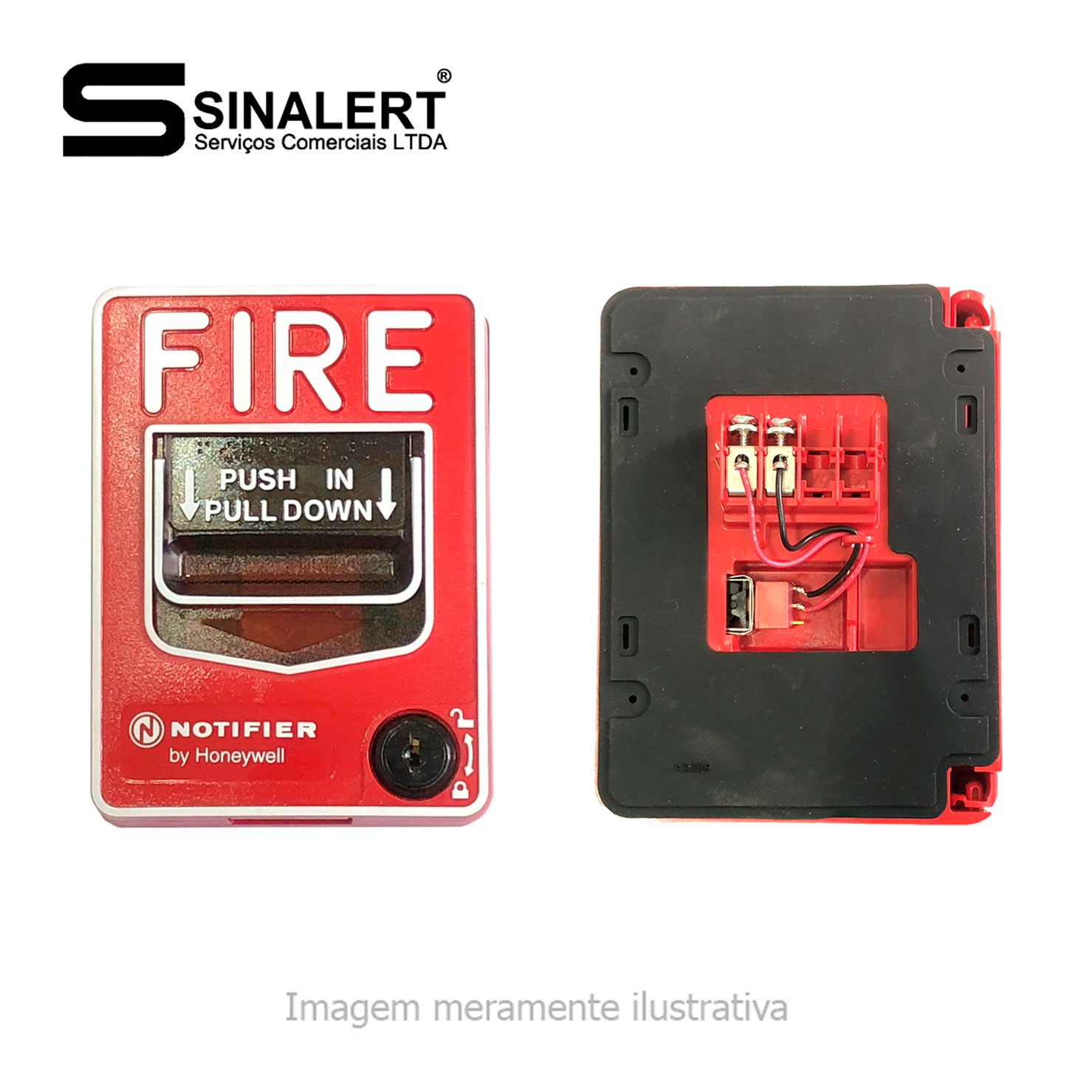 NBG-12L OB – ACIONADOR MANUAL ENDEREÇÁVEL A PROVA DE TEMPO NOTIFIER ...