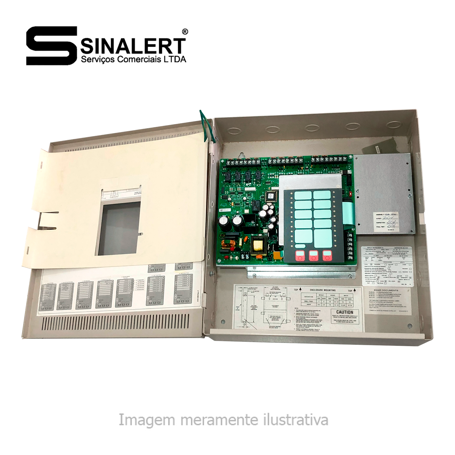 PAINEL DE LIBERAÇÃO DE SUPRESSÃO SIMPLEX 4004R (4004-9301) - Sinalert ...